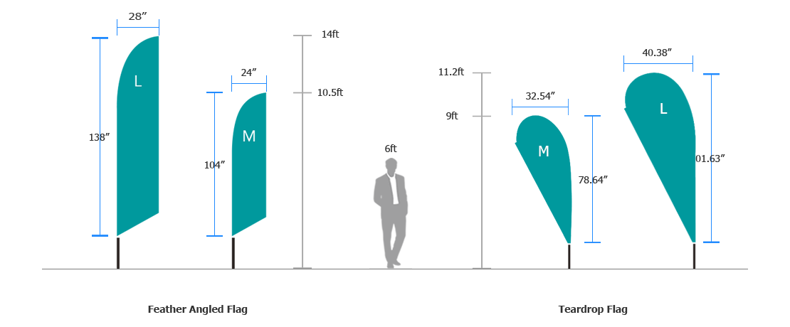 Deluxe Tent Flag Kit - Signleader