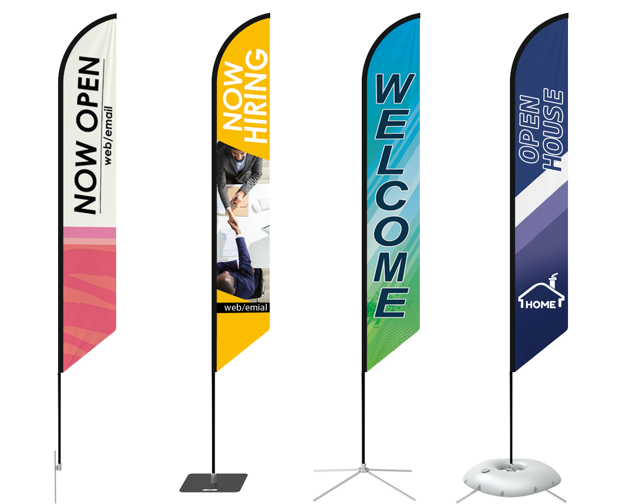 Custom Feather Flags - Signleader Advertising Flags Banner - Signleader